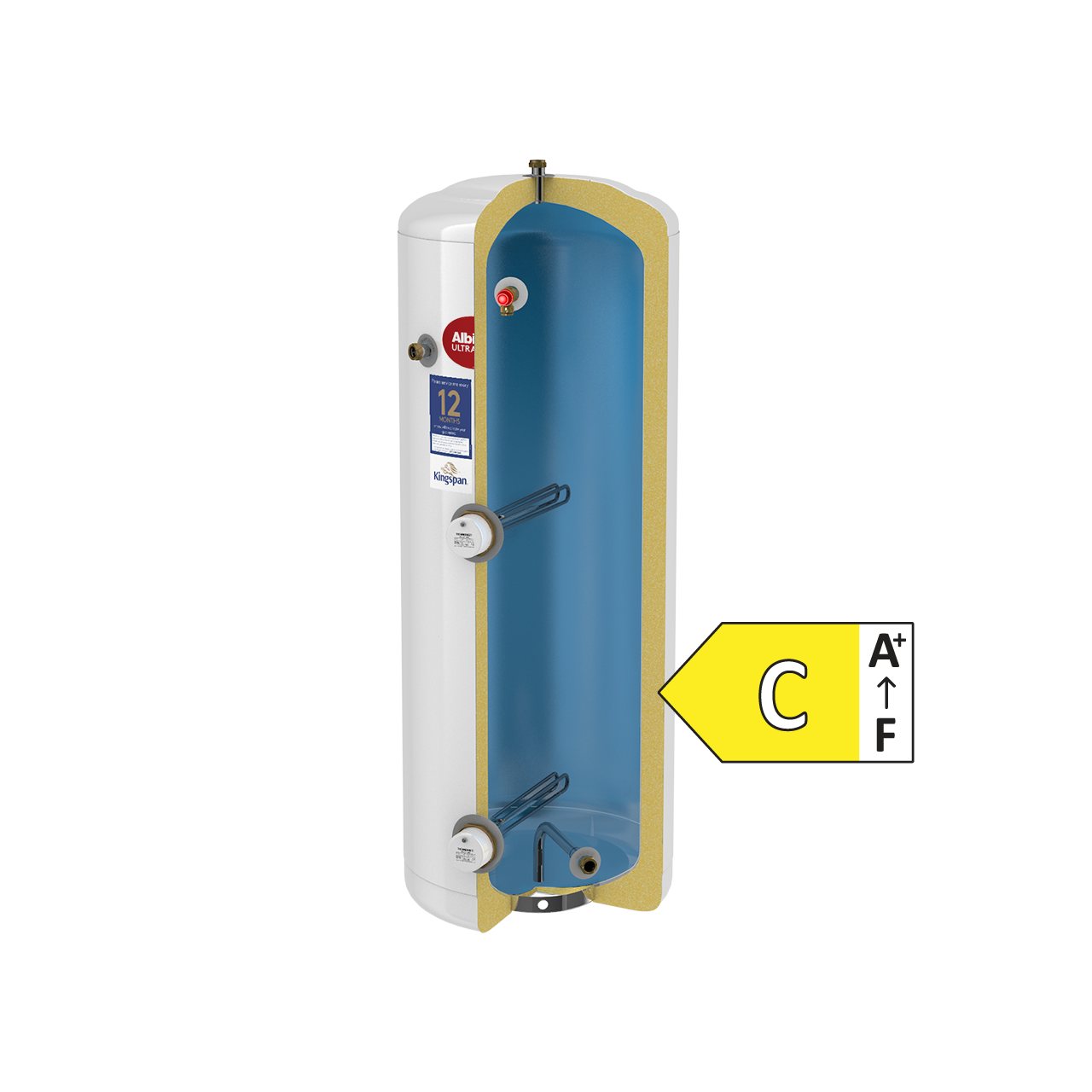 ULTRASTEEL 210L DIRECT UNVENTED HOT WATER CYLINDER - Tanks IE