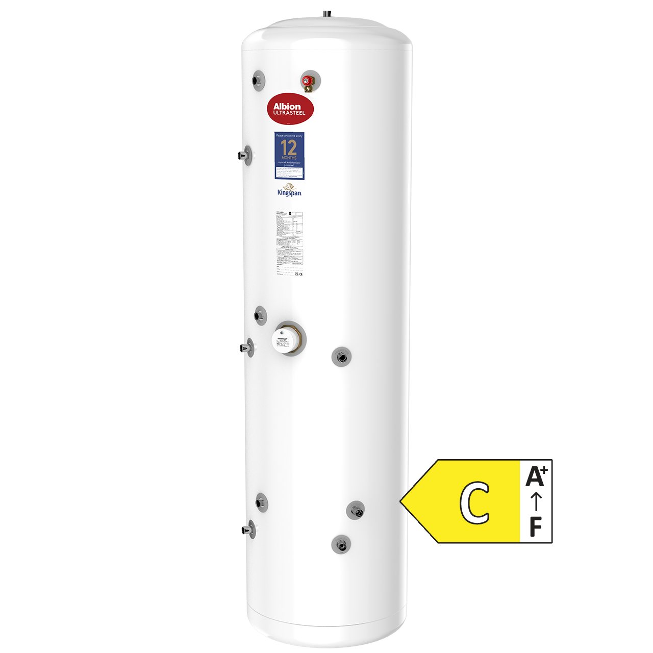 ULTRASTEEL 300L INDIRECT SOLAR HOT WATER CYLINDER - Tanks IE