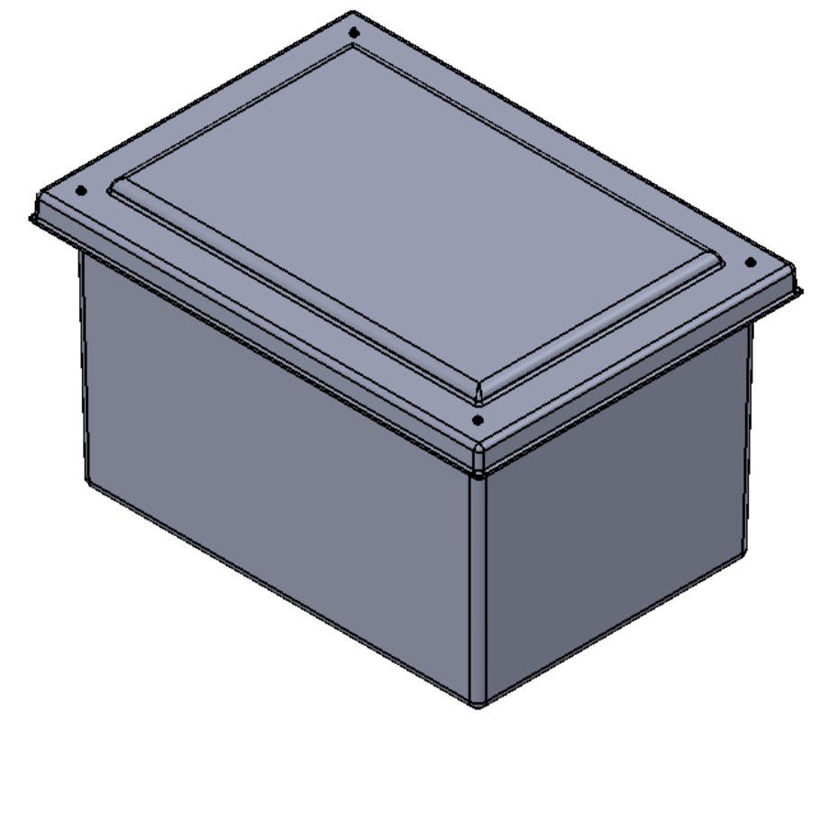 340L One Piece Insulated GRP Water Tank - Tanks IE