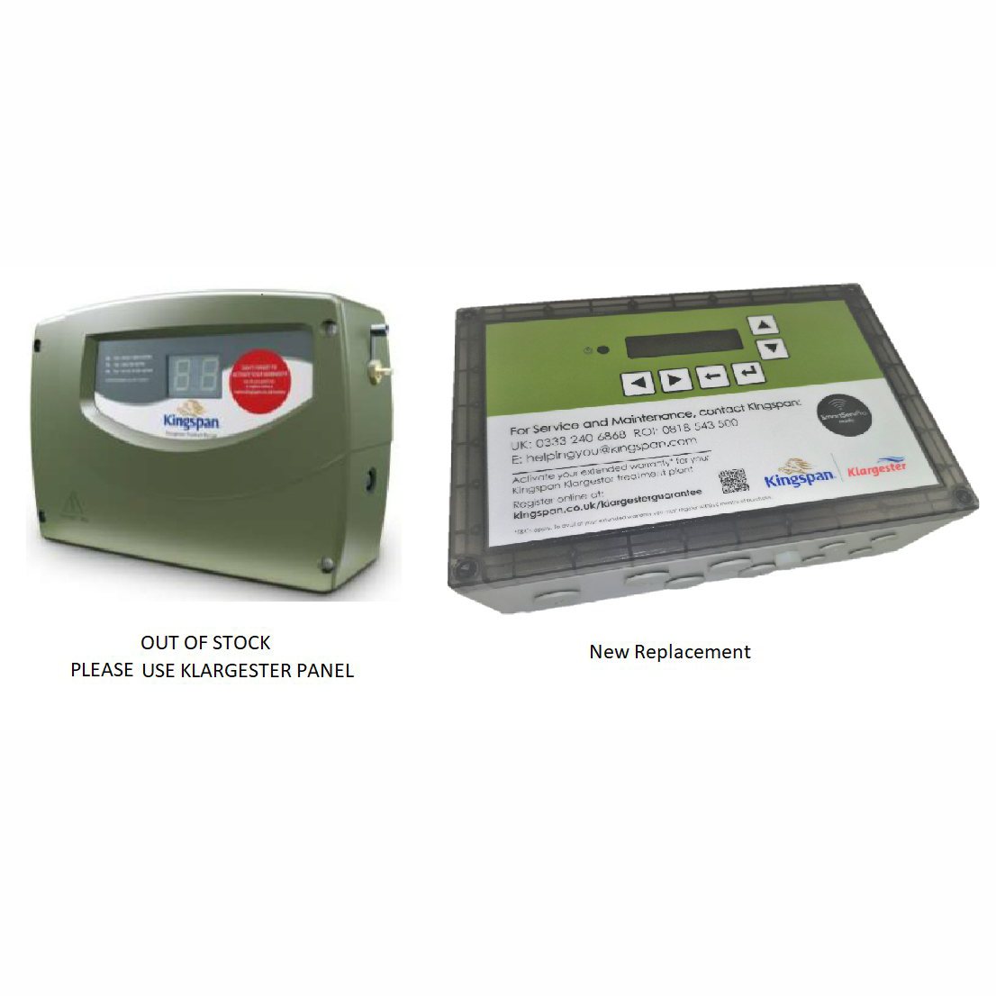 KINGSPAN GREEN CONTROL PANEL E0401K - Tanks IE
