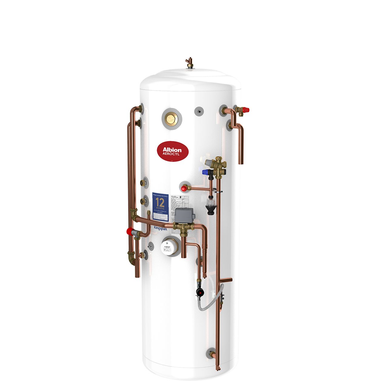 AEROCYL 180L HEAT PUMP HOT WATER CYLINDER W INTEGRAL BUFFER - Tanks IE