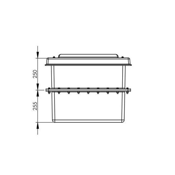 250 Litre GRP Water Tank - Two Piece Insulated (PW250-2) - Tanks IE