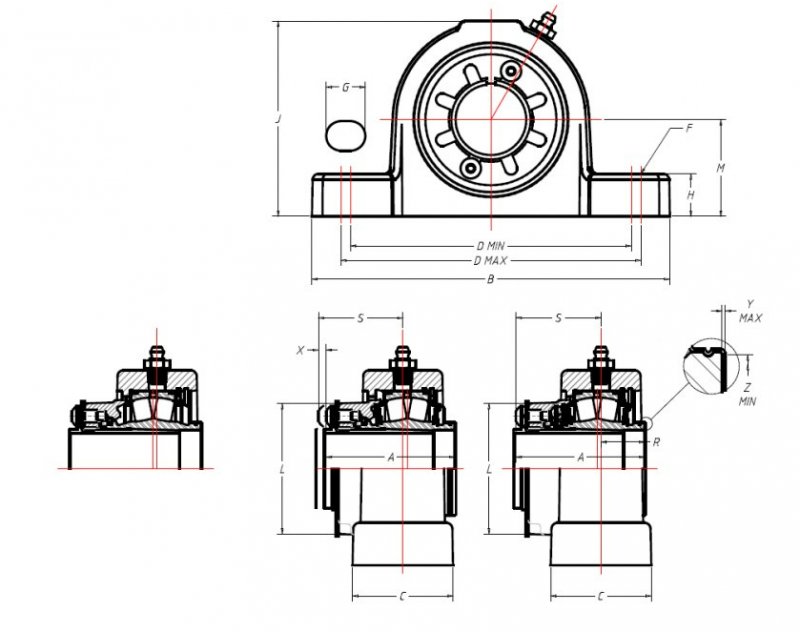 BF/BG Non Drive End Bearing - Tanks IE